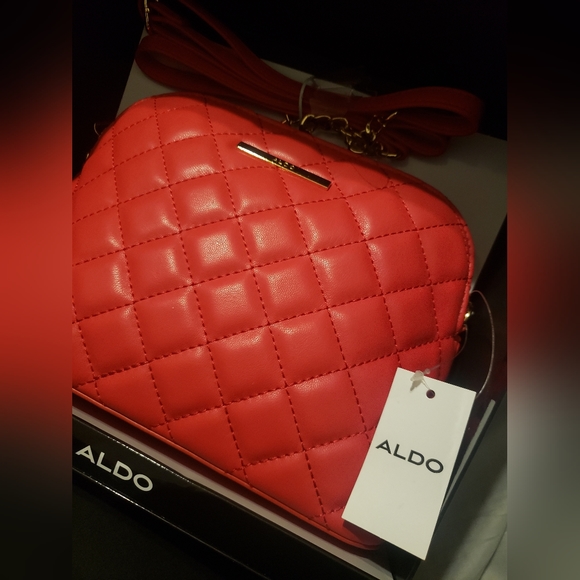 Aldo | Bags | Aldo Red Crossbody | Poshmark